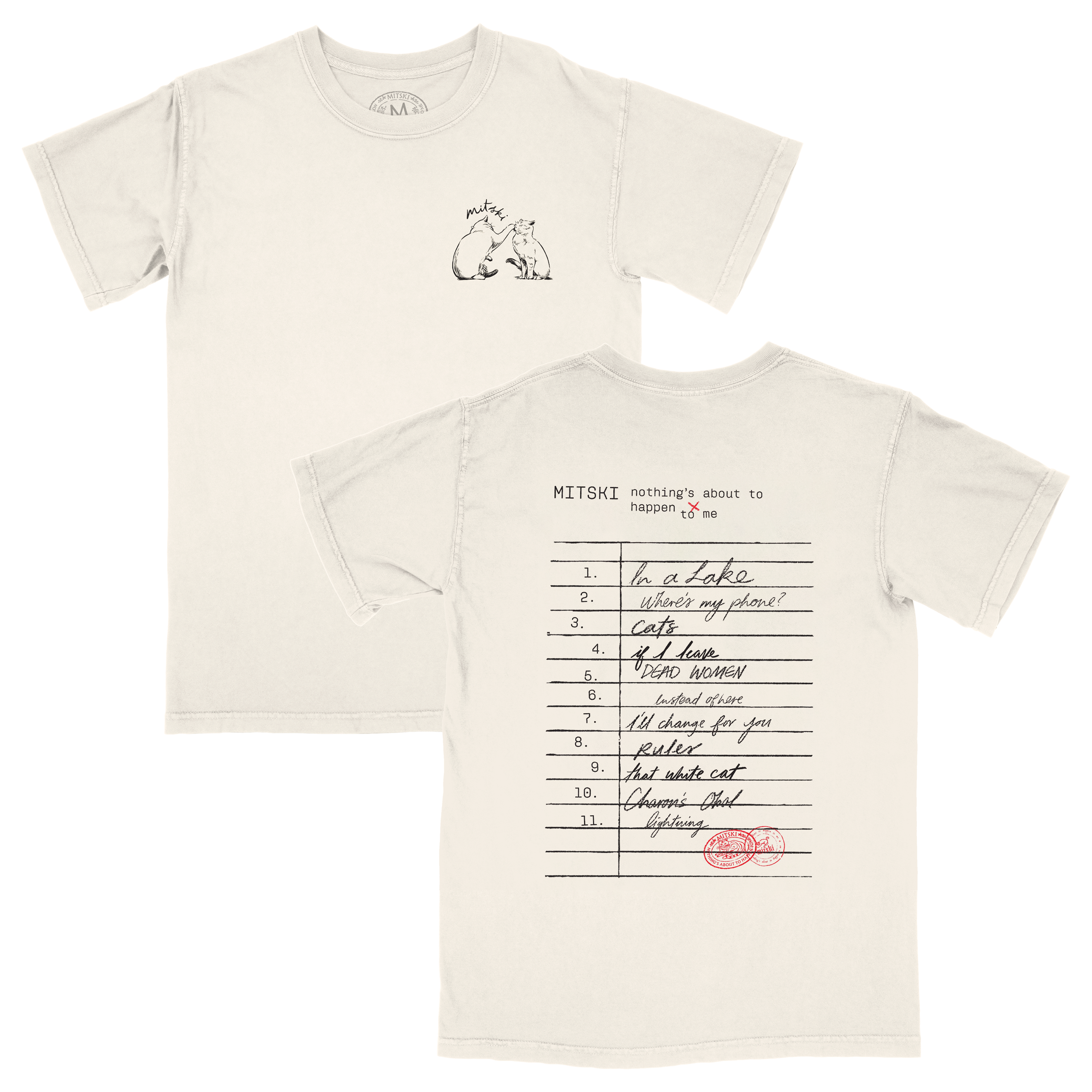 Library Stamp Tee – Mitski